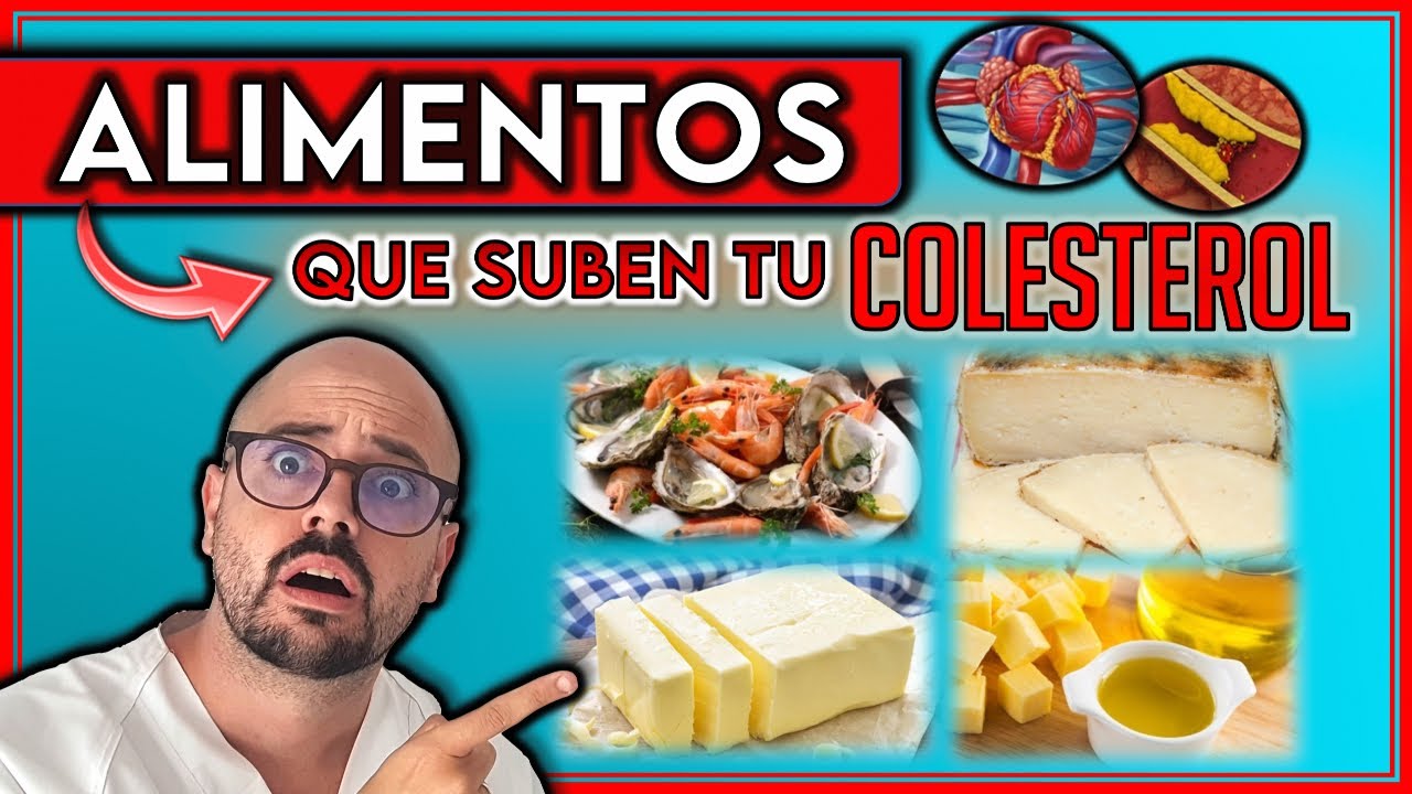 Alimentos que aumentan el colesterol y los triglicéridos.