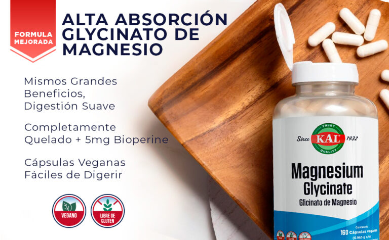Glicinato de magnesio KAL: sus beneficios y usos
