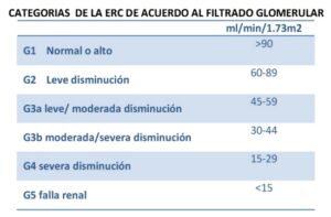 Valor normal del filtrado glomerular: ¿cuál es el rango adecuado?